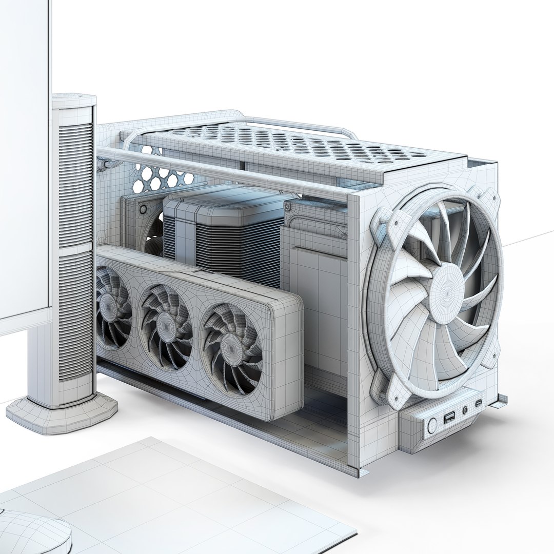 Computer In Jonsbo V8 Case 3D Model - TurboSquid 1916910