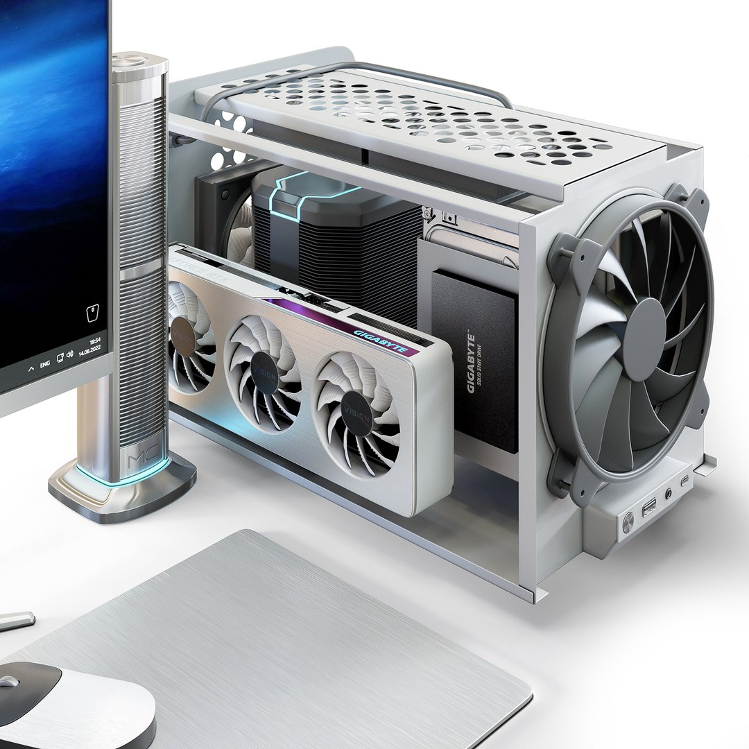 Computer In Jonsbo V8 Case 3D Model - TurboSquid 1916910