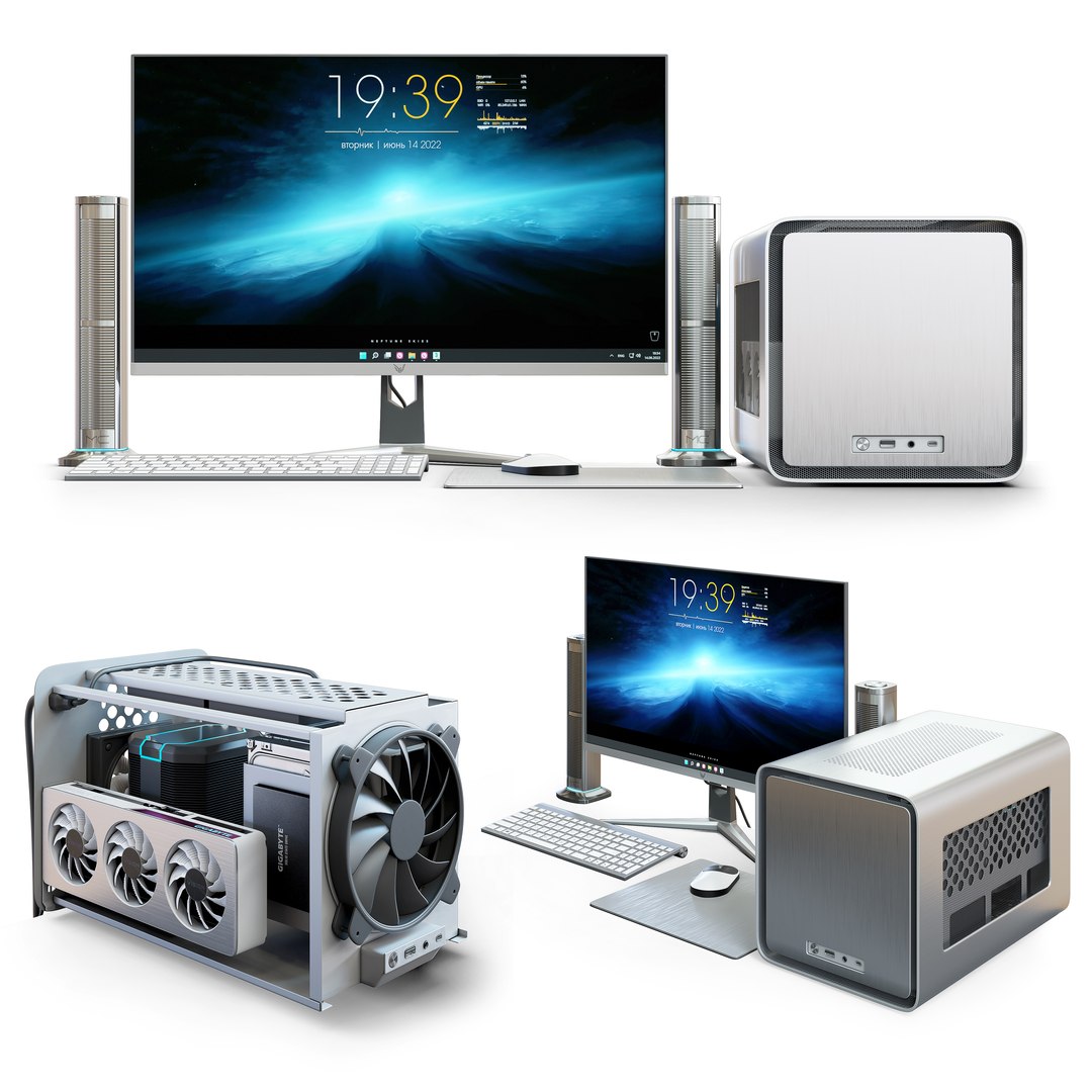 Computer In Jonsbo V8 Case 3D Model - TurboSquid 1916910