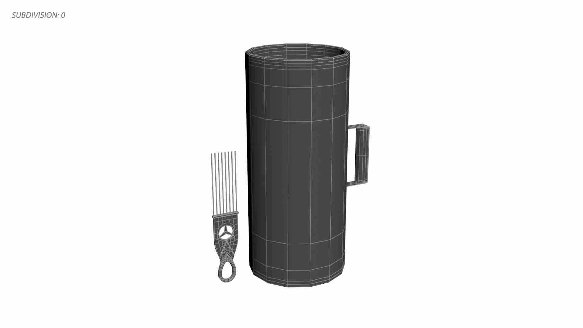 Guiro Instrument With Scraper 3D model - TurboSquid 2091227