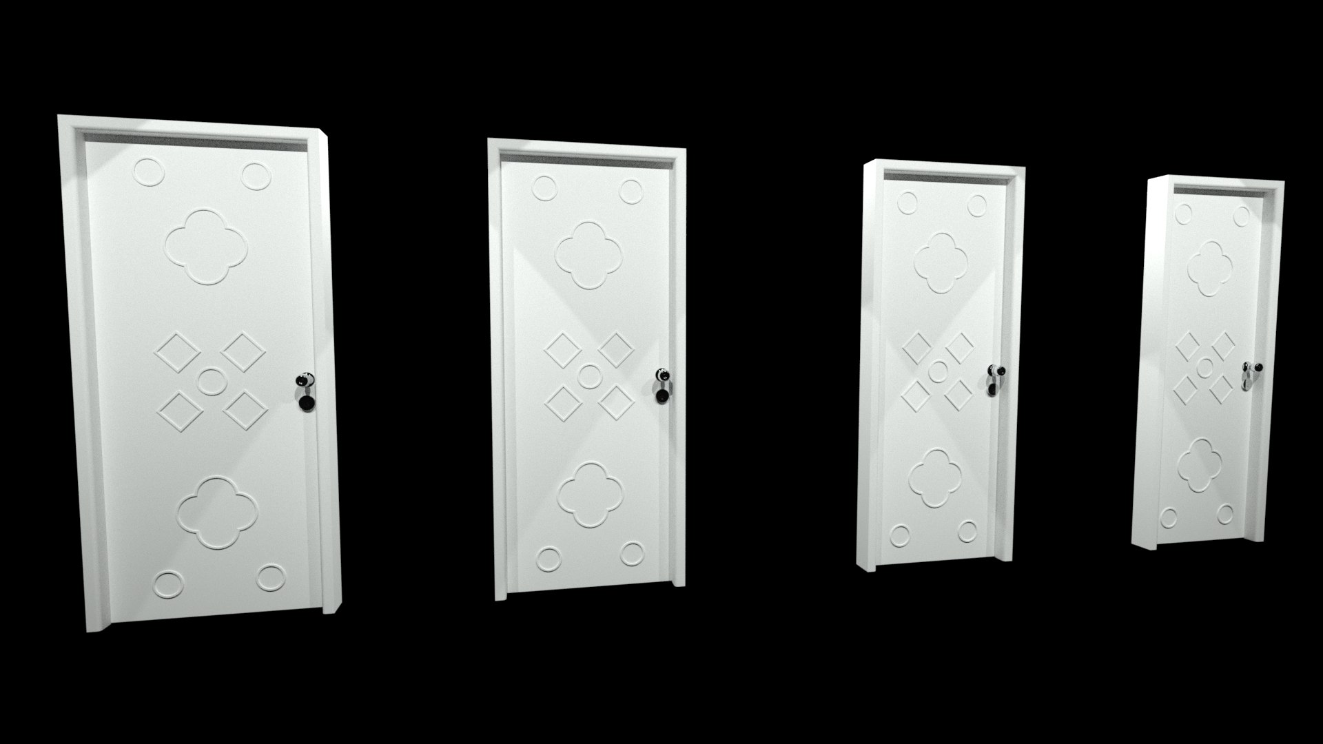 3D Door Design 7 Model - TurboSquid 2213384