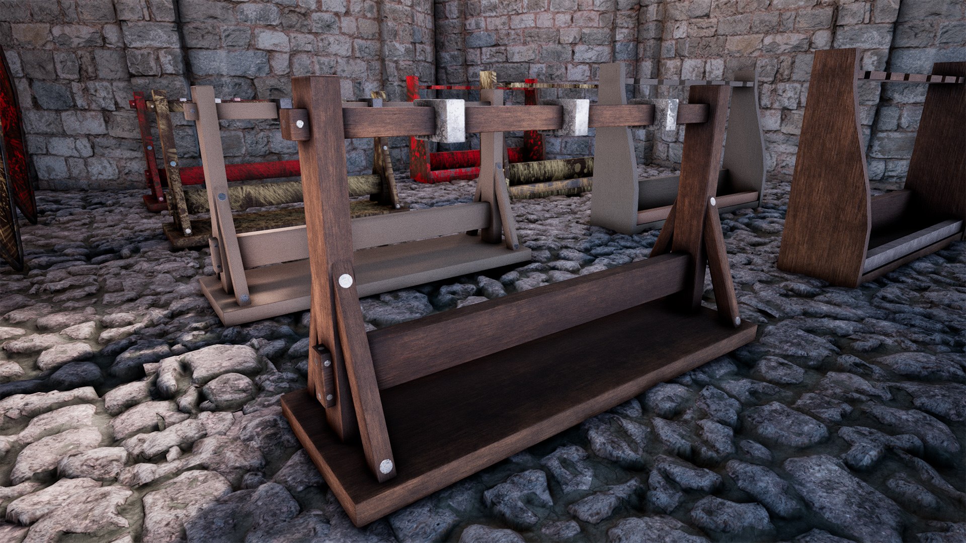 Shields Racks 44 Variations 3D Model - TurboSquid 1984175