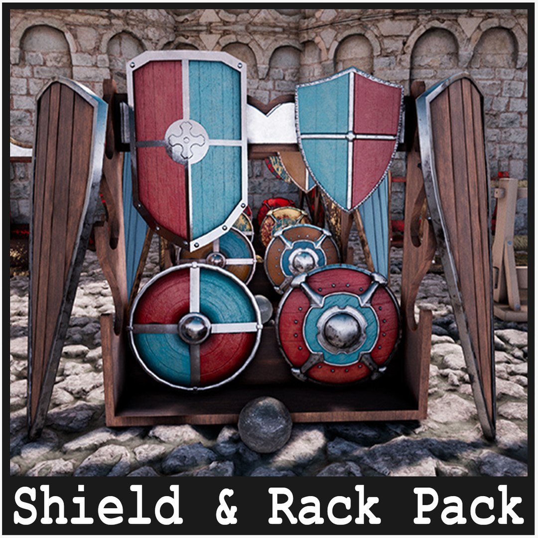 Shields Racks 44 Variations 3D Model - TurboSquid 1984175