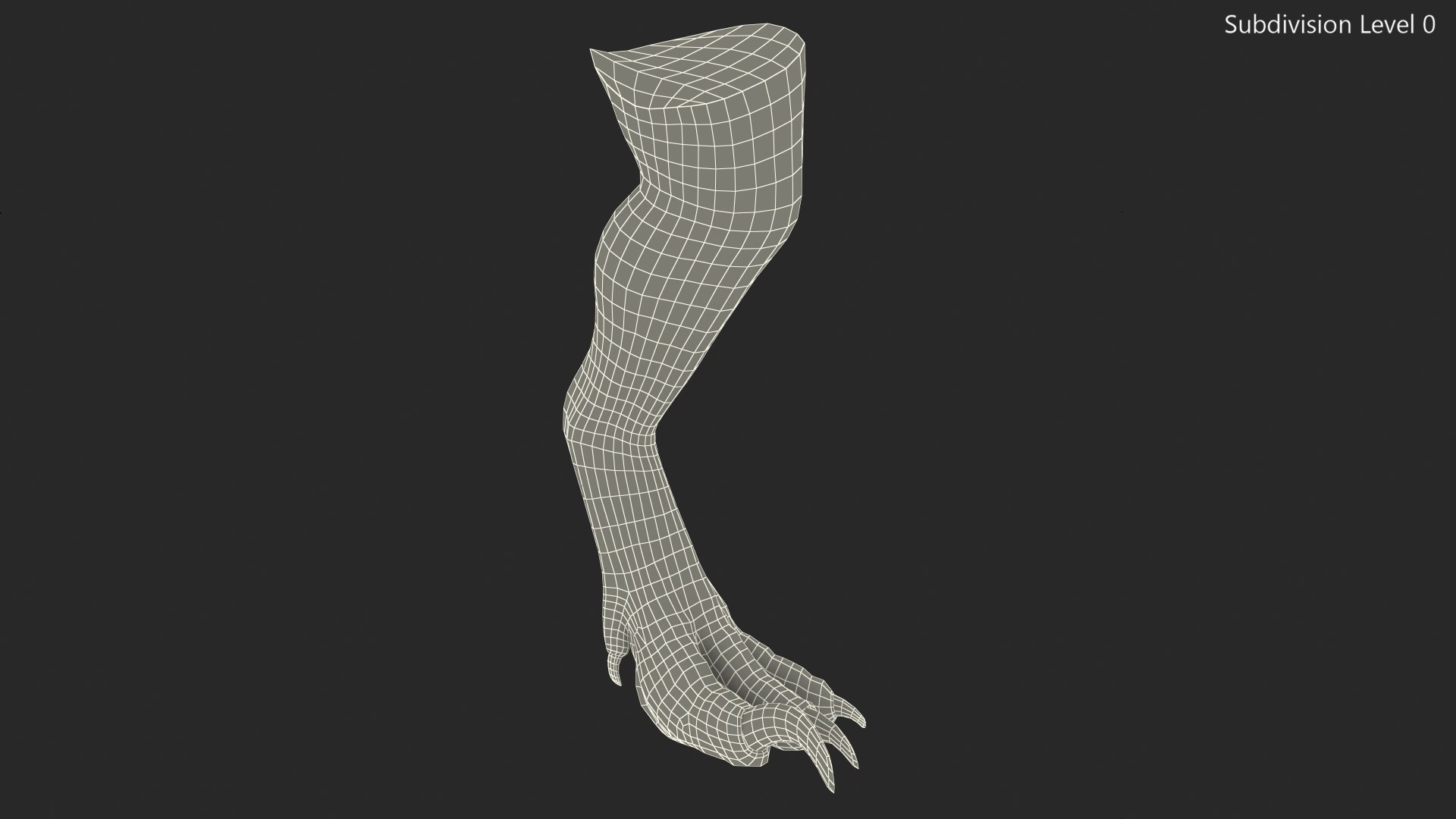 Indoraptor Leg 3D Model - TurboSquid 1884902