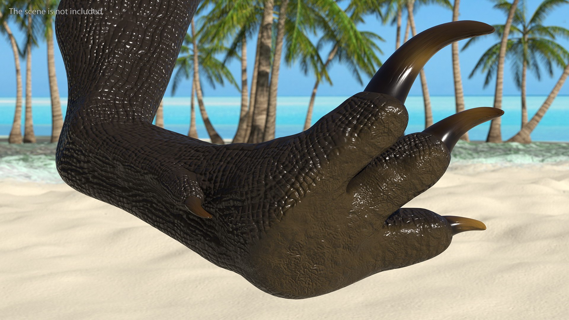Indoraptor Leg 3D Model - TurboSquid 1884902