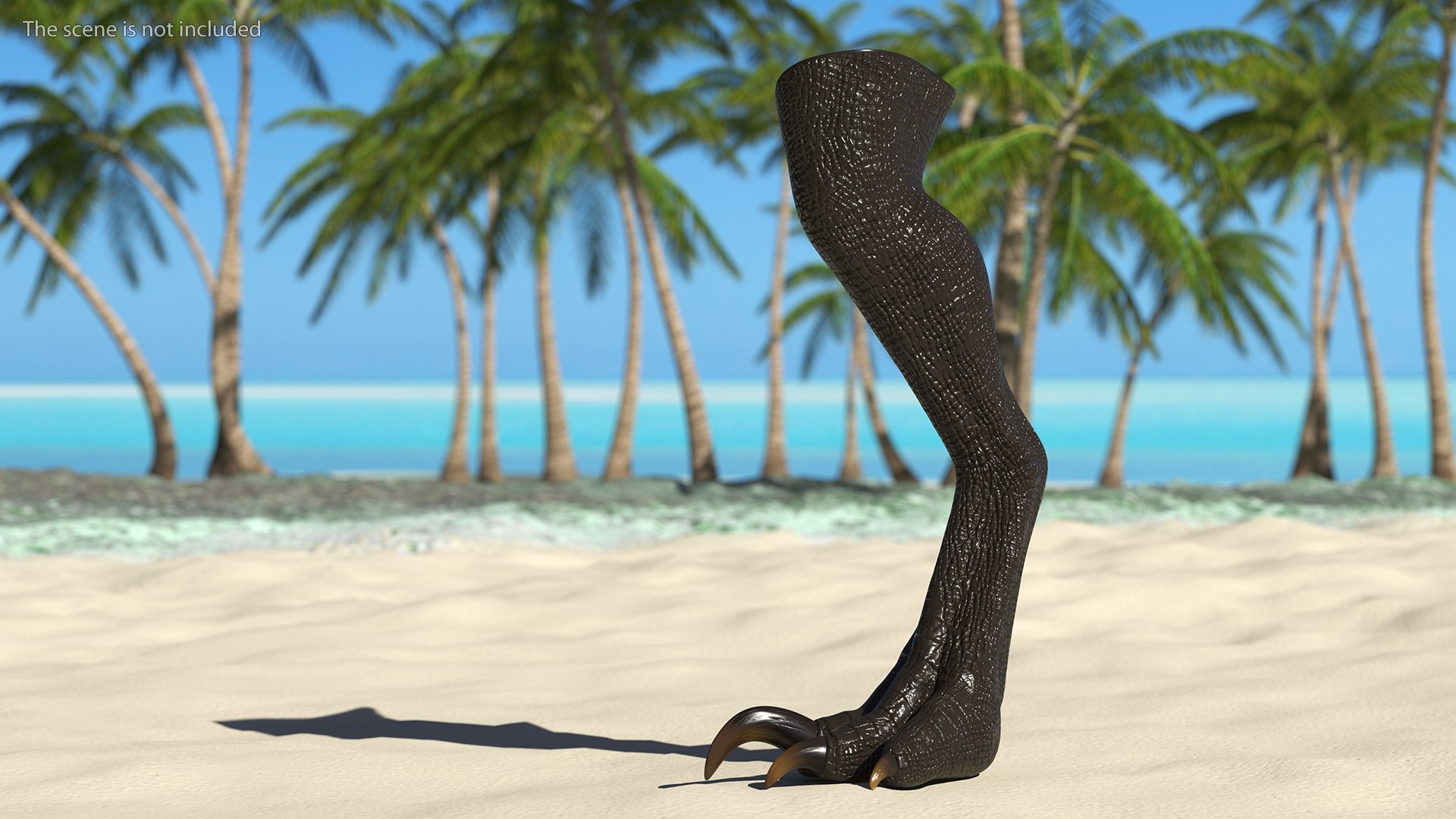 Indoraptor Leg 3D Model - TurboSquid 1884902