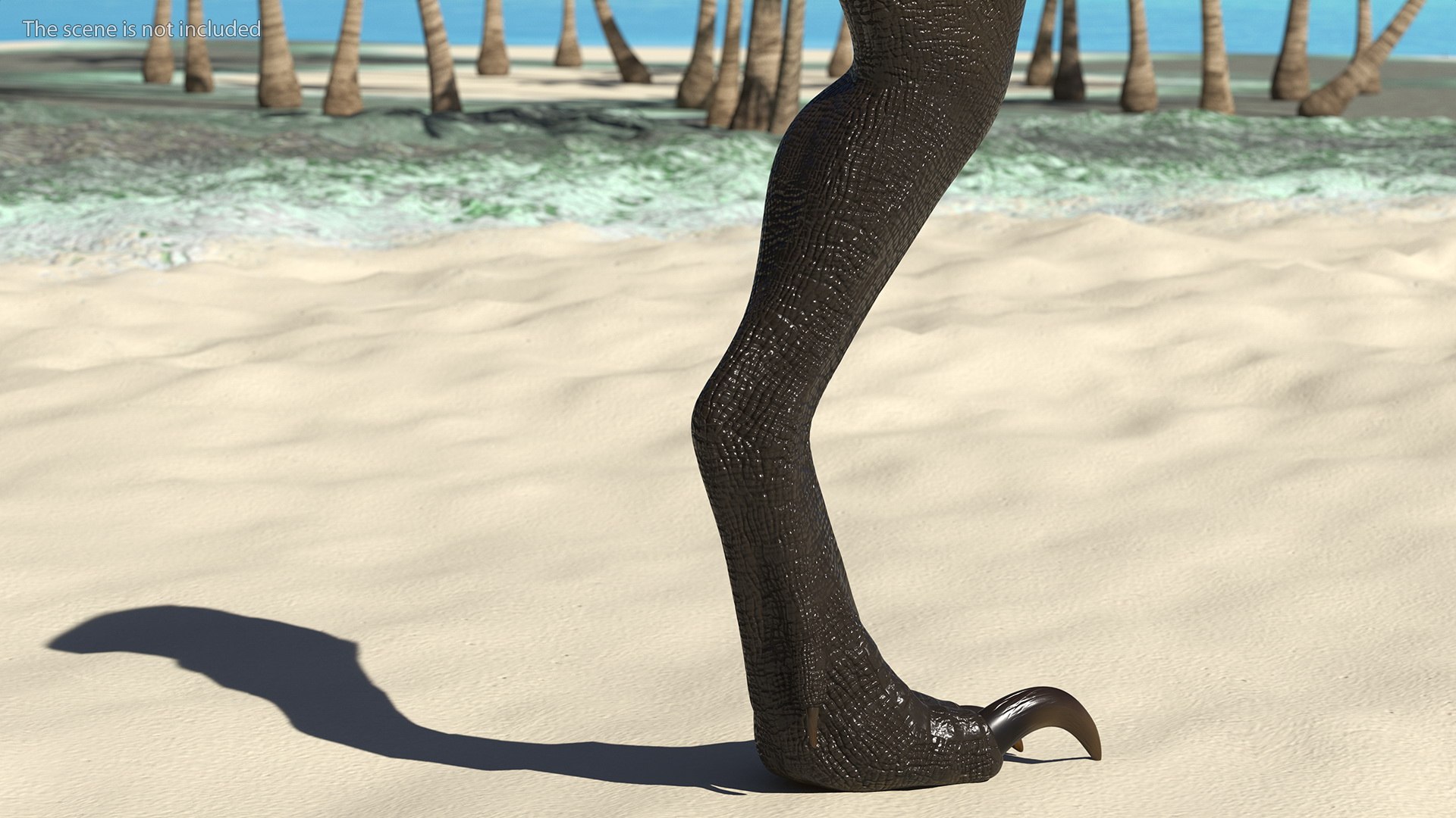 Indoraptor Leg 3D Model - TurboSquid 1884902