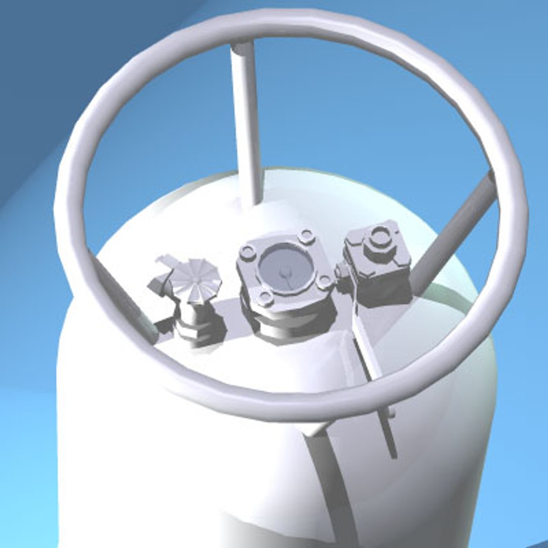 Basket Balloon Gas Tanks 3d Model