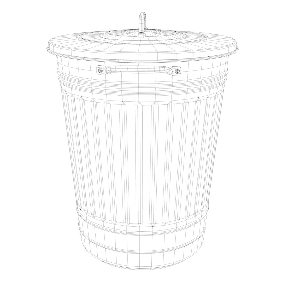 Trash Trashcan 3D Model - TurboSquid 1524465