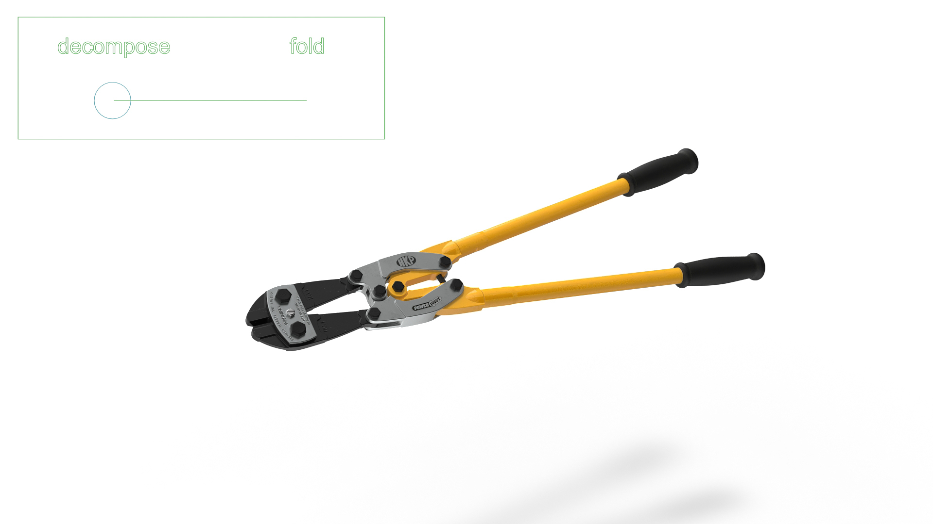 Bolt Cutter Tool Yellow Rigged 3D - TurboSquid 2218390