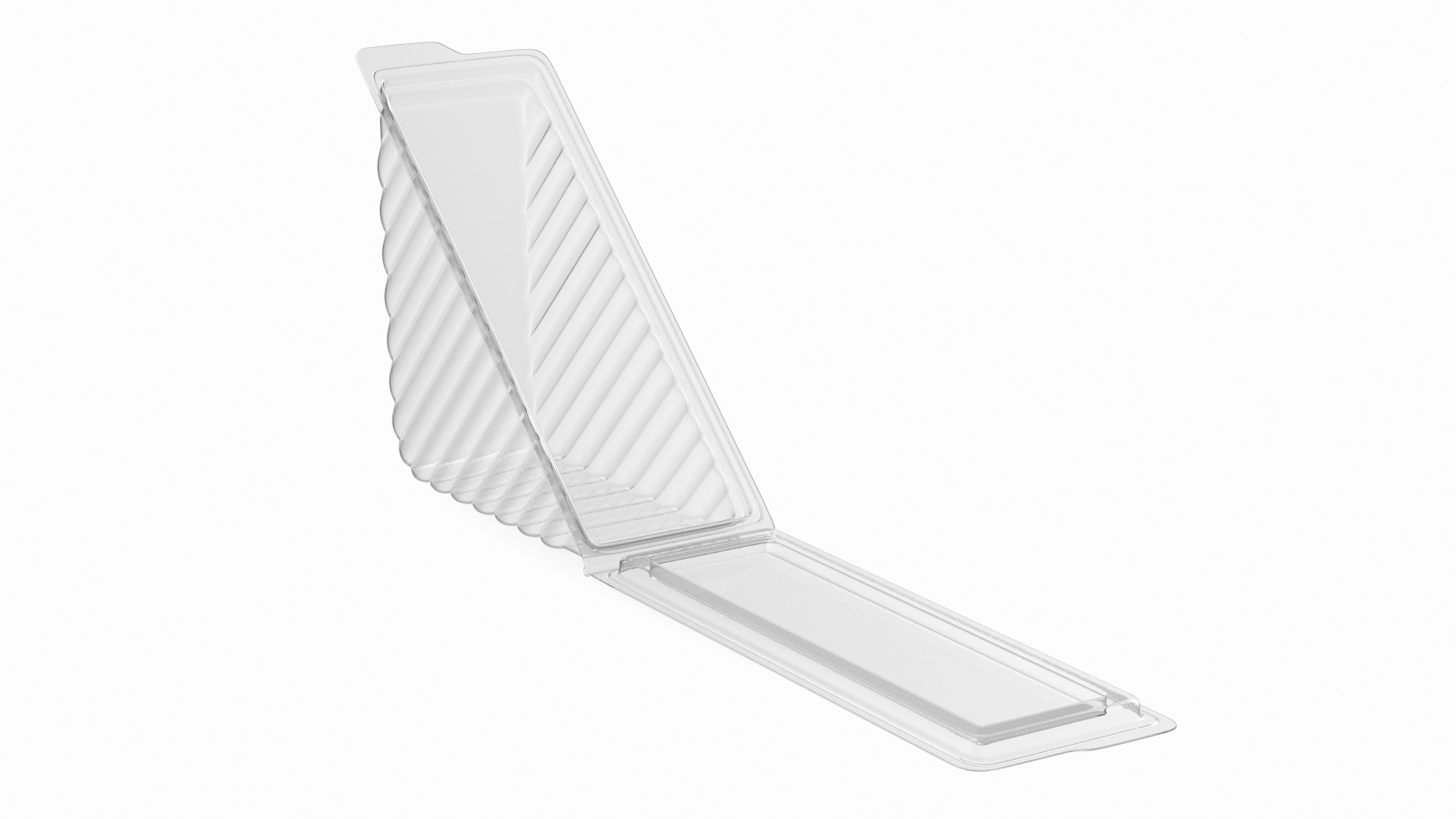 Plastic Sandwich Wedge Open 3D - TurboSquid 1987246