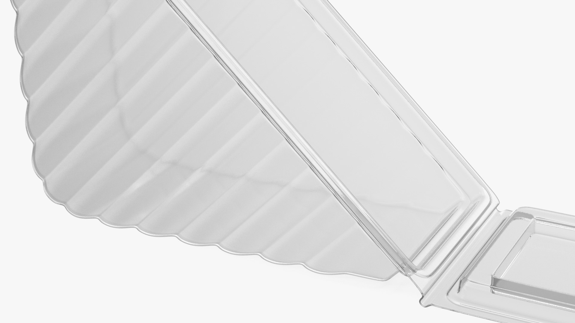 Plastic Sandwich Wedge Open 3D - TurboSquid 1987246