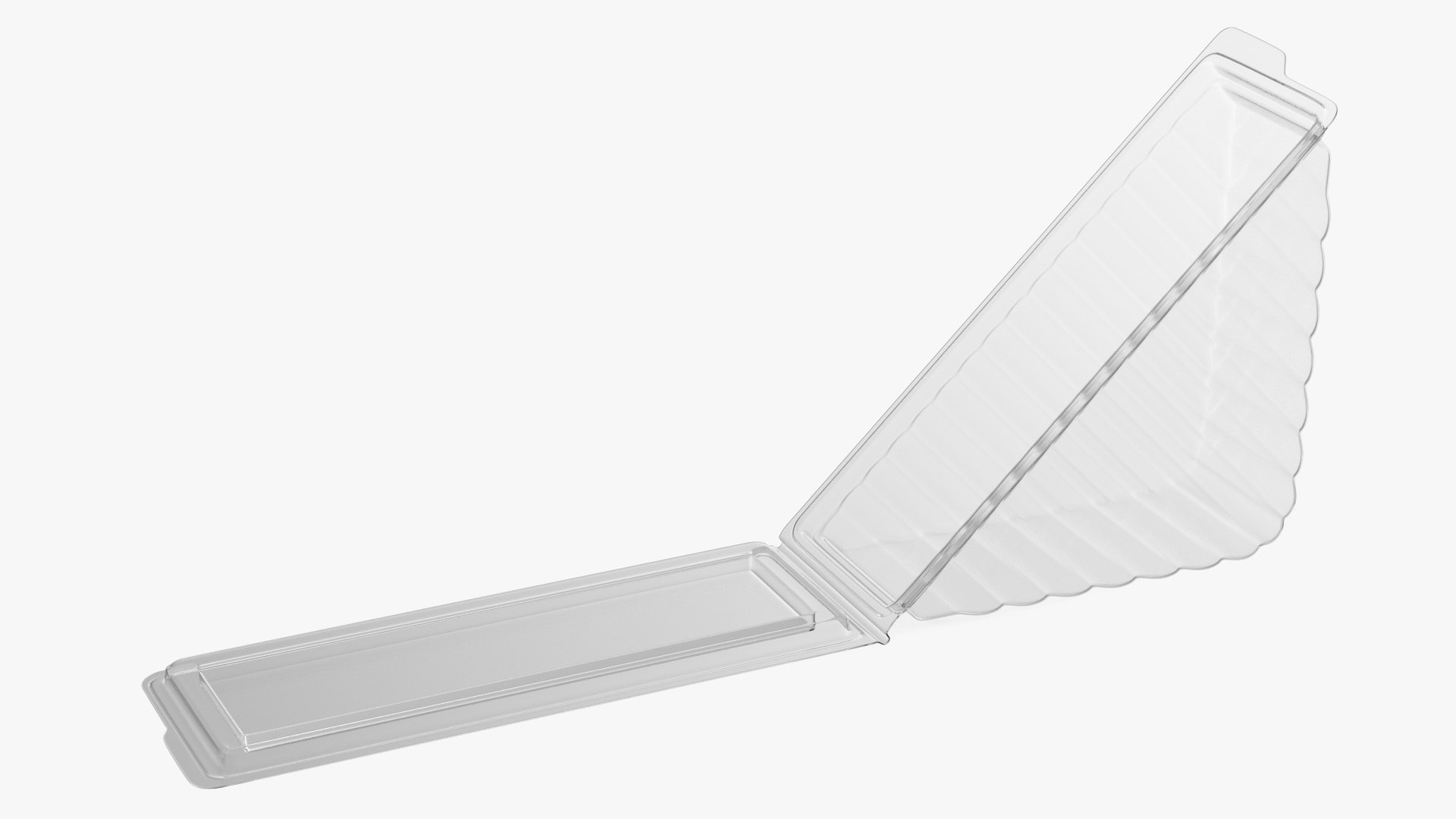 Plastic Sandwich Wedge Open 3D - TurboSquid 1987246