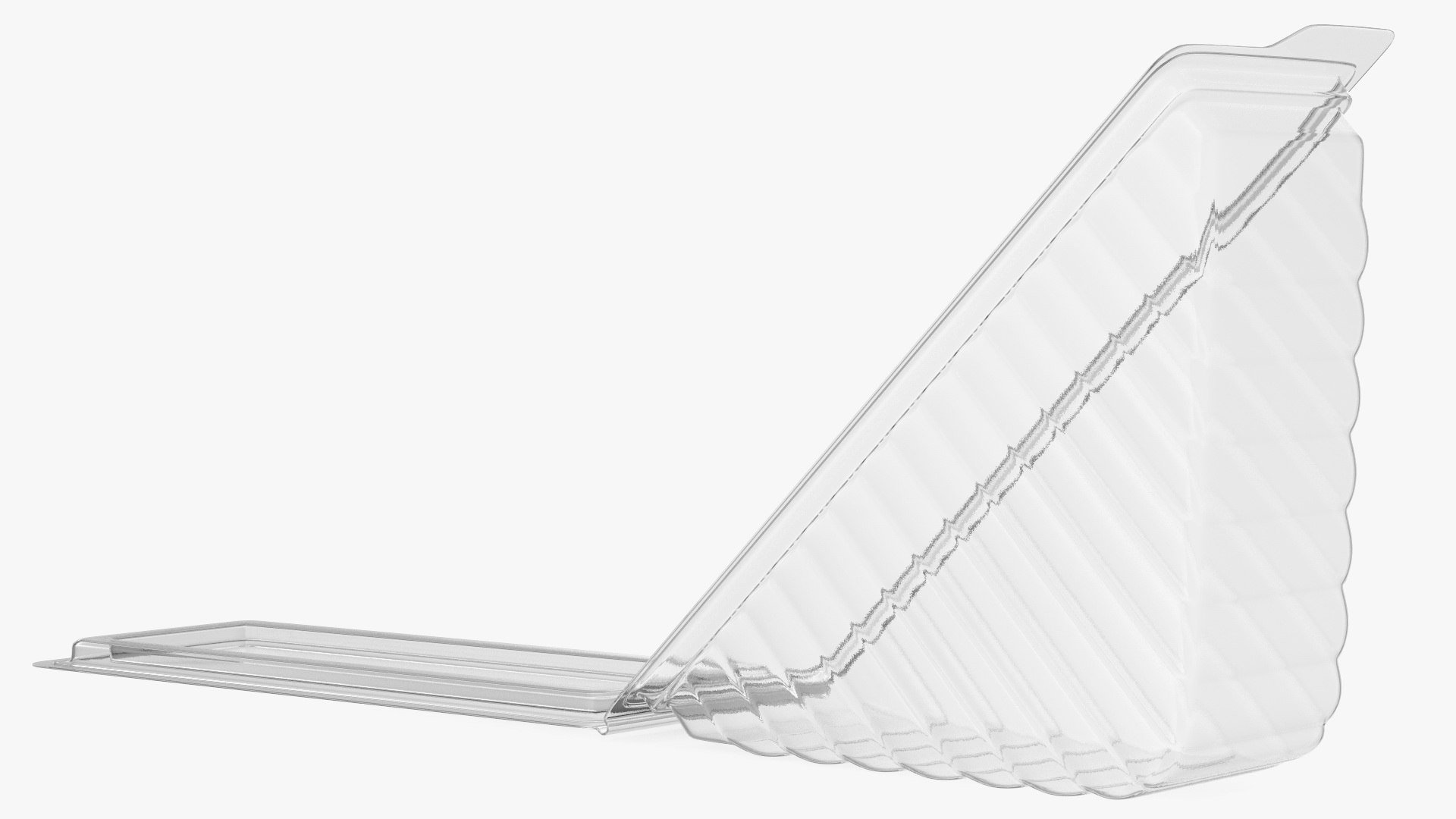 Plastic Sandwich Wedge Open 3D - TurboSquid 1987246