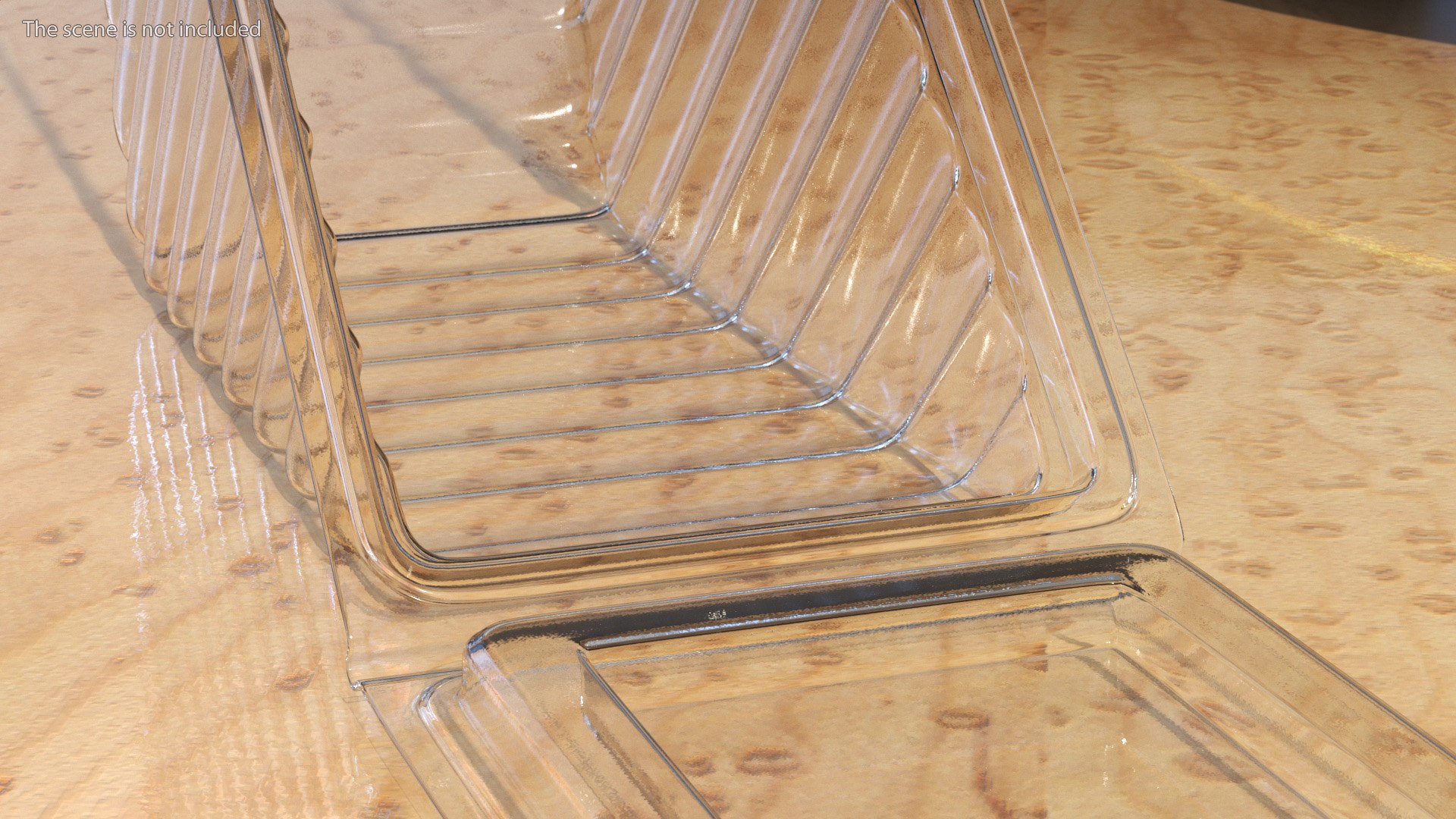 Plastic Sandwich Wedge Open 3D - TurboSquid 1987246