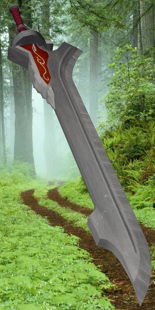 3d swords devil model