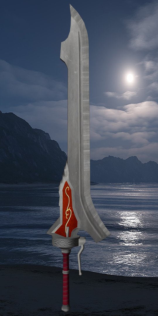 3d swords devil model