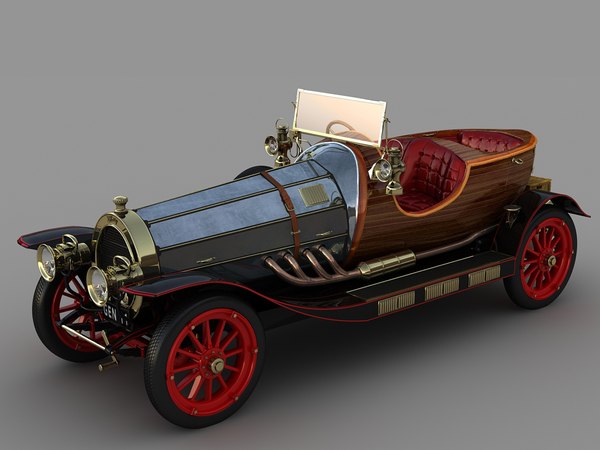 car chitty bang 3d max
