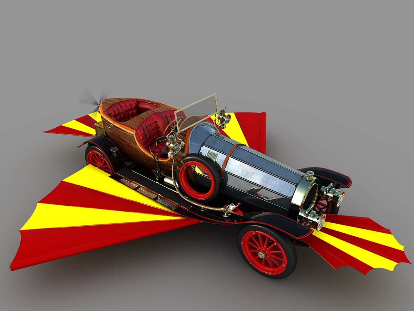Car Chitty Bang 3d Max