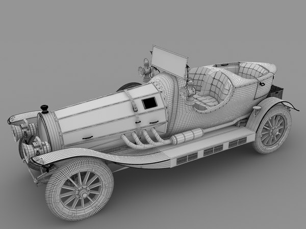 car chitty bang 3d max