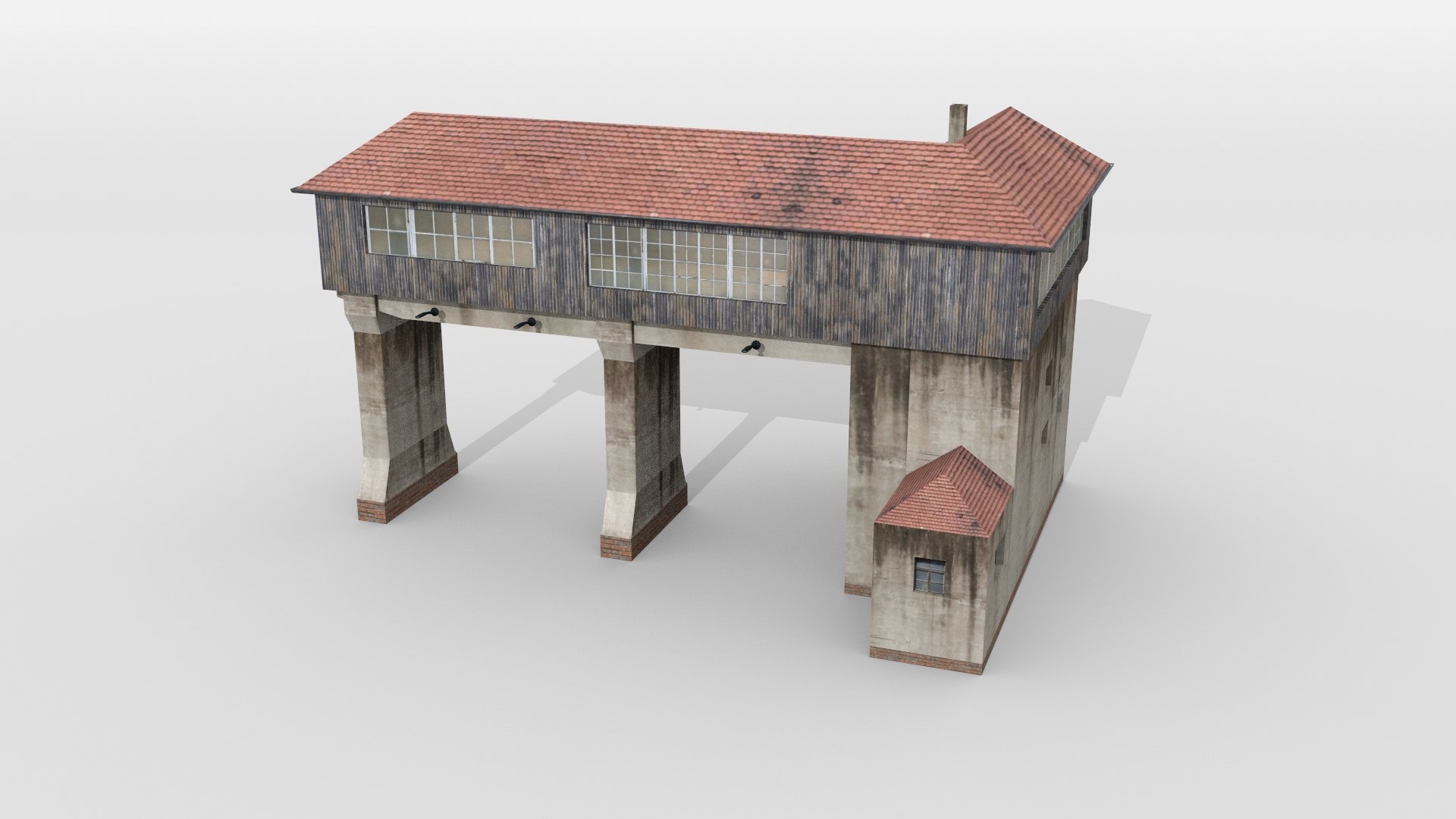 3D Old Signal Tower - TurboSquid 1404460