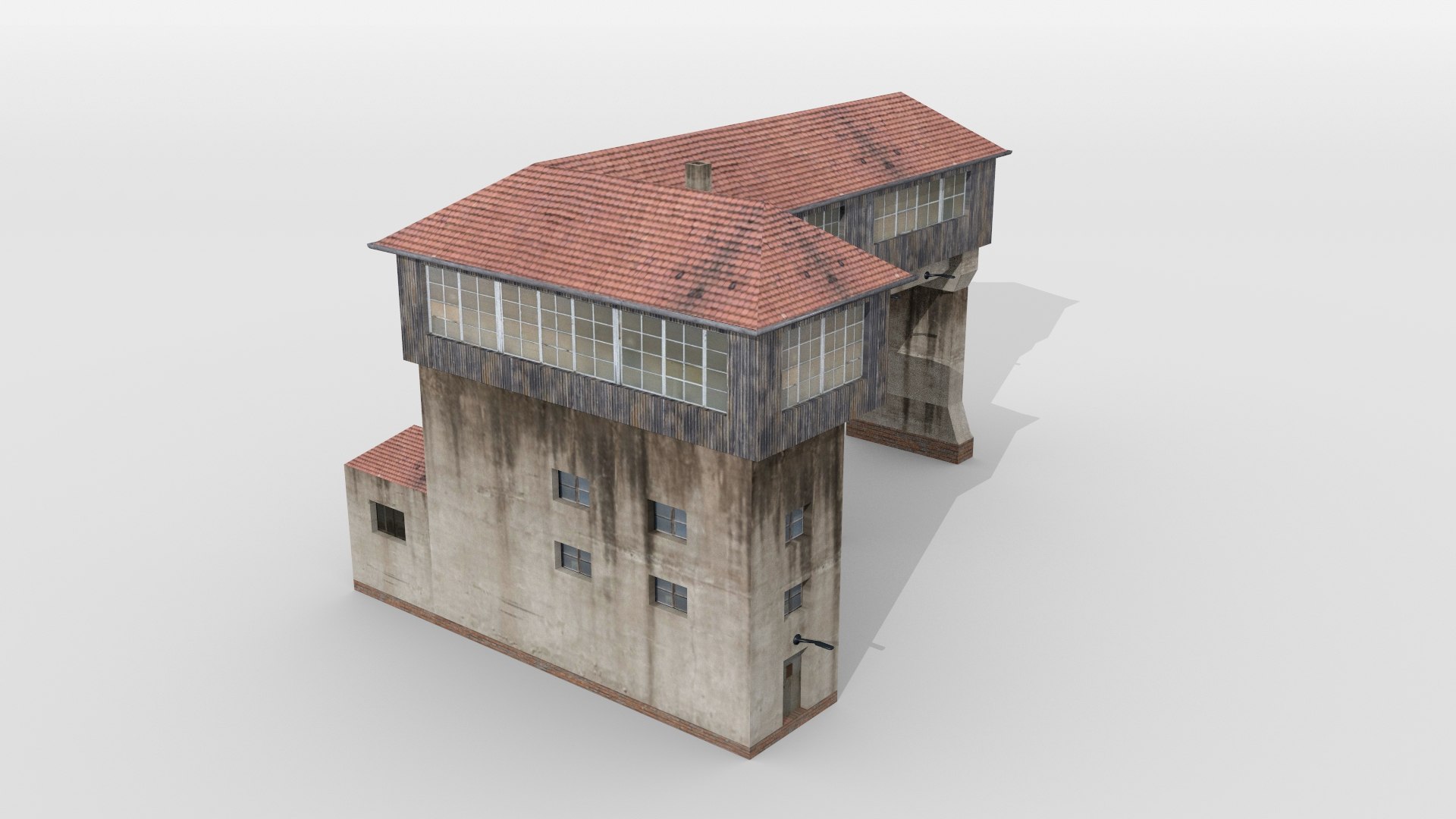 3D Old Signal Tower - TurboSquid 1404460