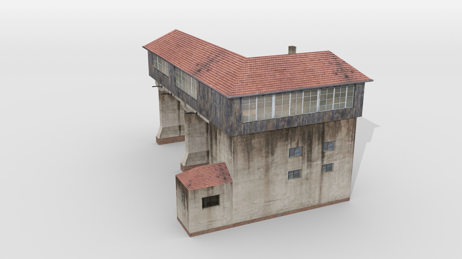 3D Old Signal Tower - TurboSquid 1404460