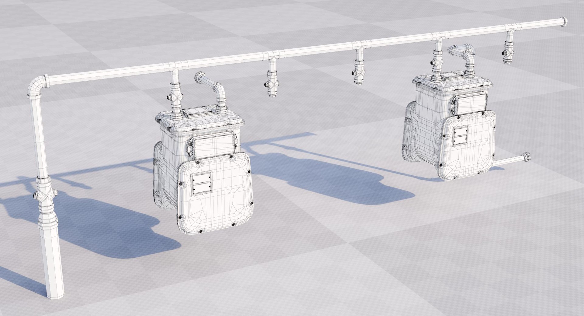Gas Meter 3D Model - TurboSquid 1317388