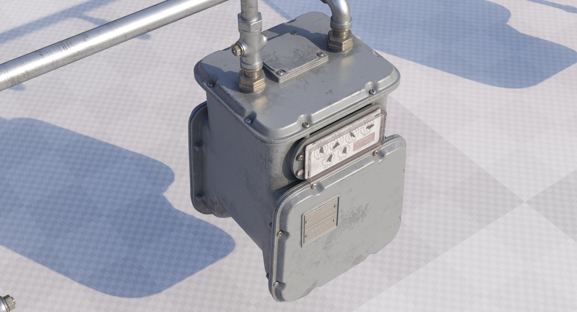 Gas Meter 3D Model - TurboSquid 1317388