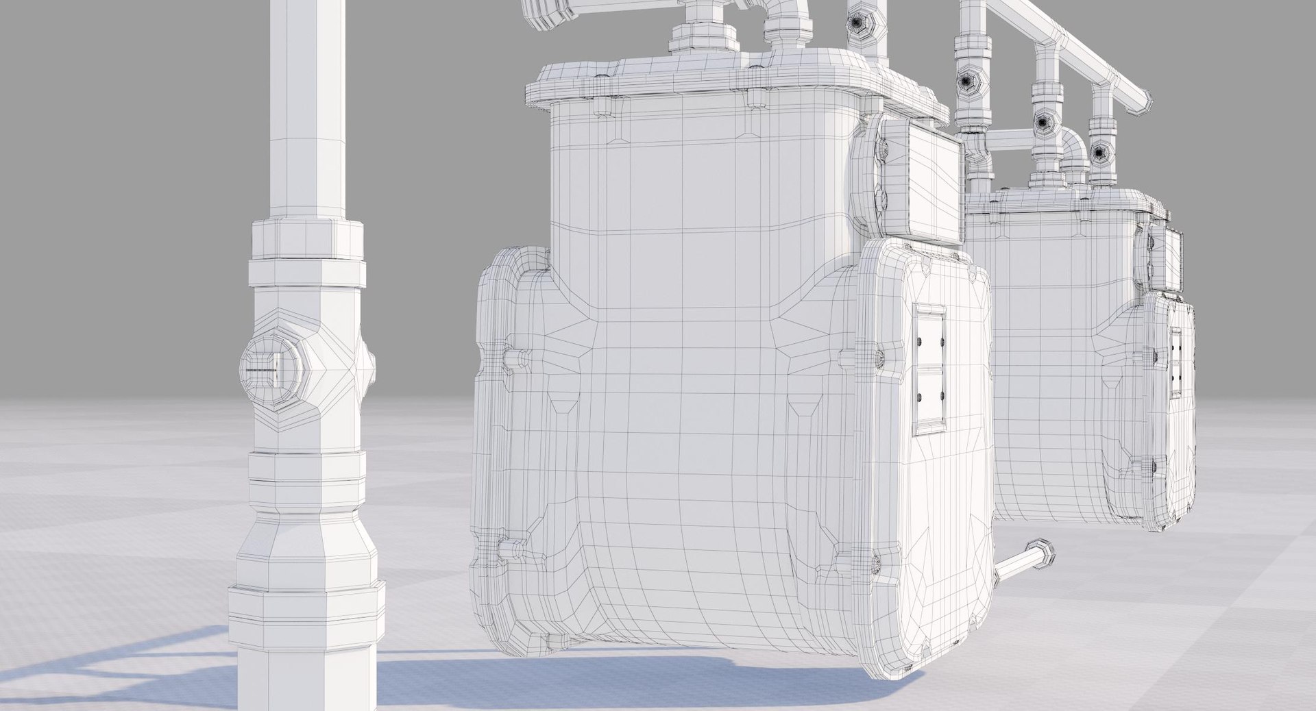 Gas Meter 3D Model - TurboSquid 1317388