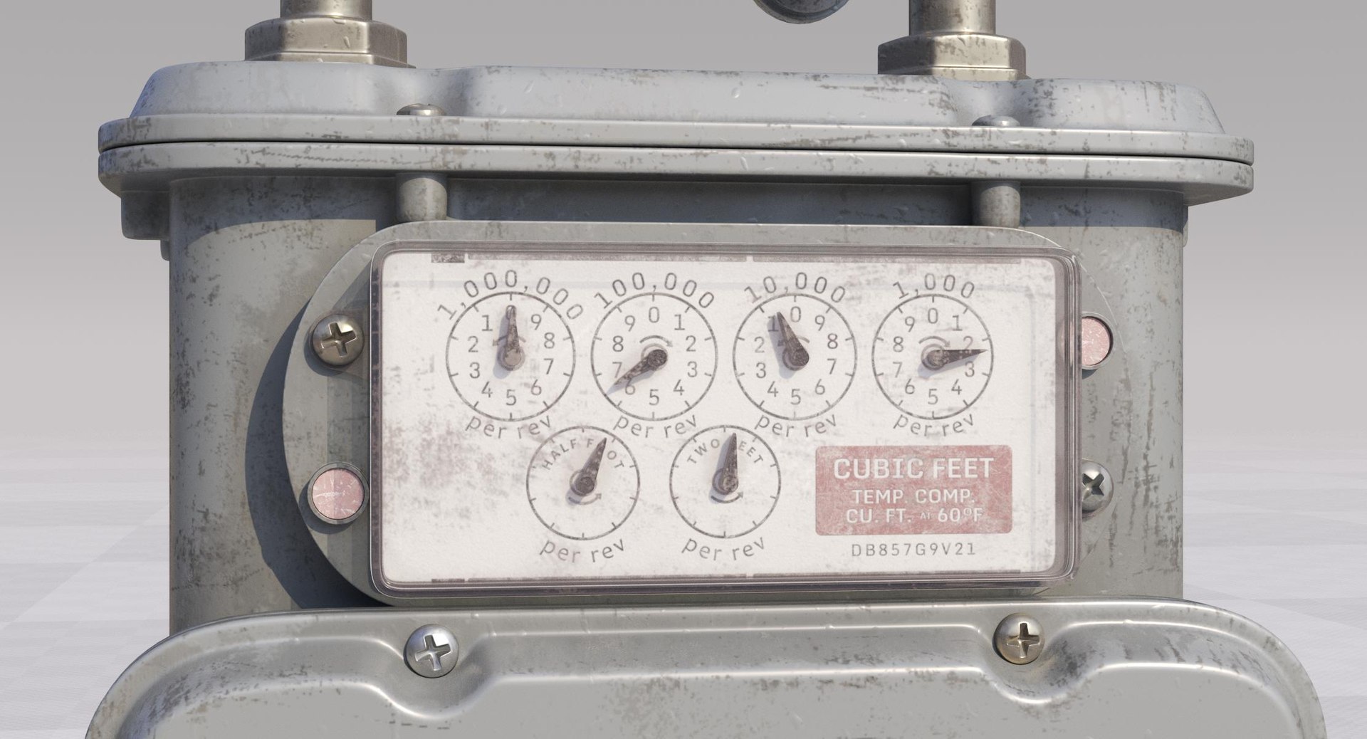 Gas Meter 3D Model - TurboSquid 1317388