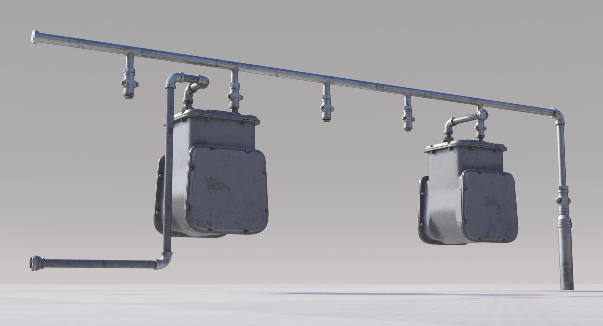 Gas Meter 3D Model - TurboSquid 1317388
