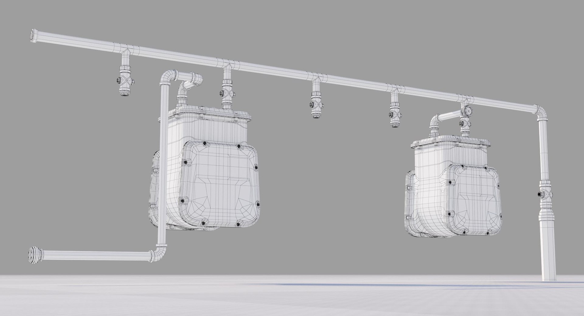 Gas Meter 3D Model - TurboSquid 1317388