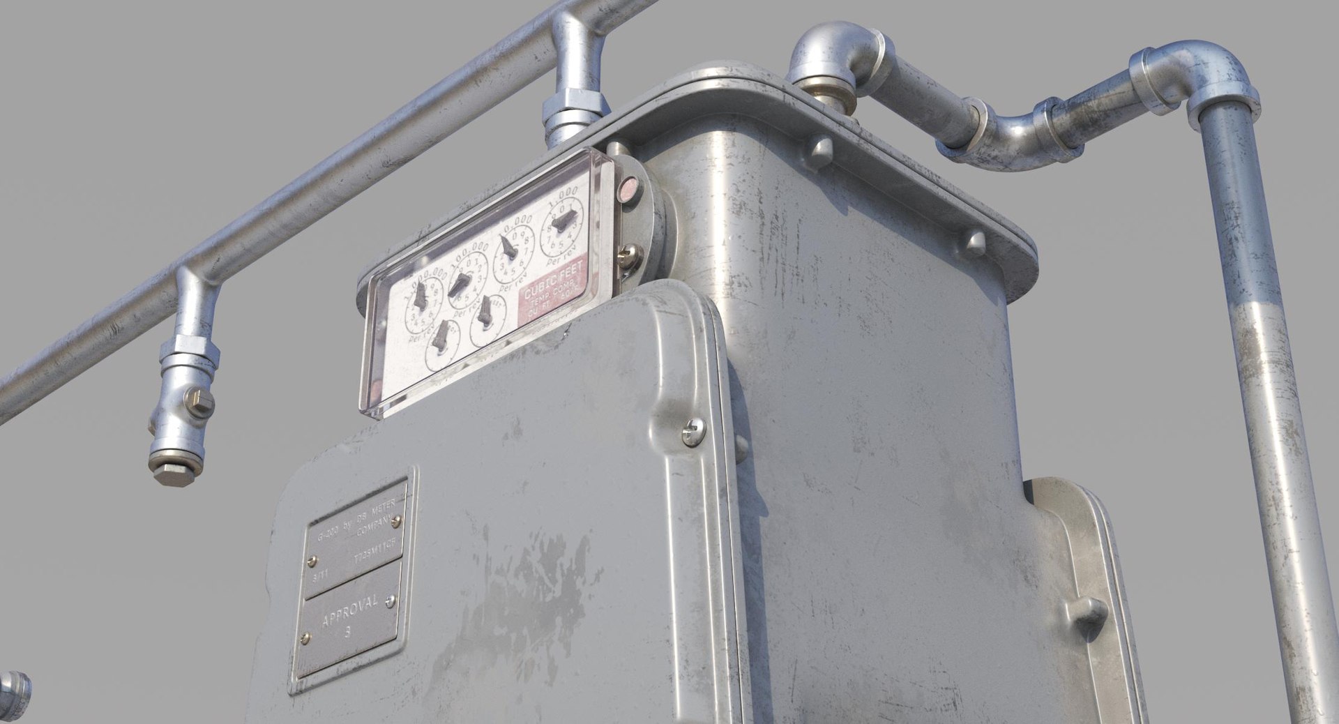 Gas Meter 3D Model - TurboSquid 1317388
