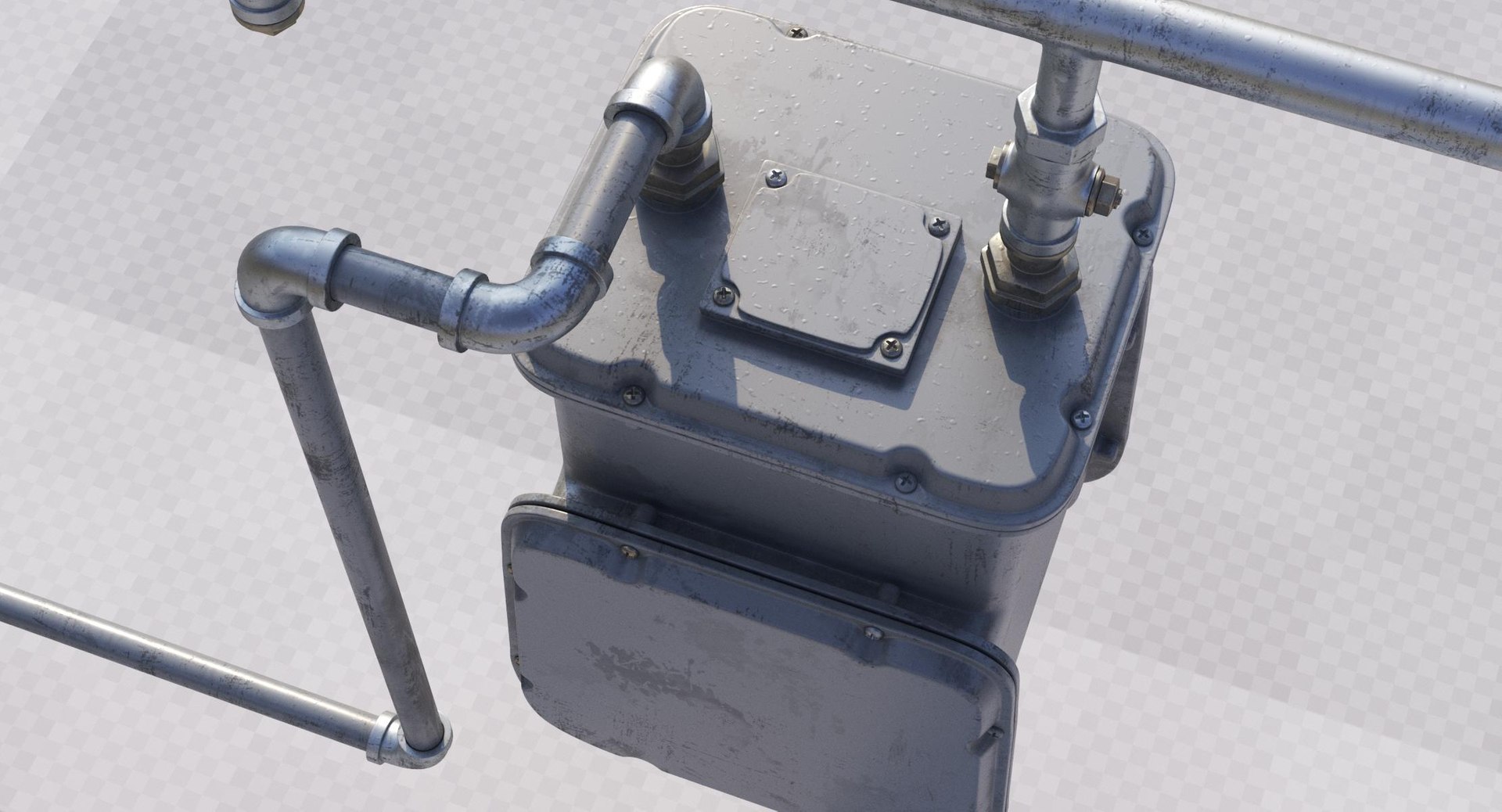 Gas Meter 3D Model - TurboSquid 1317388