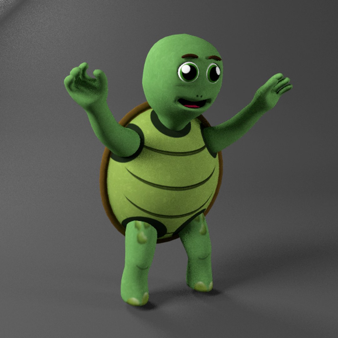 Turtle Kid 3D - TurboSquid 1220741