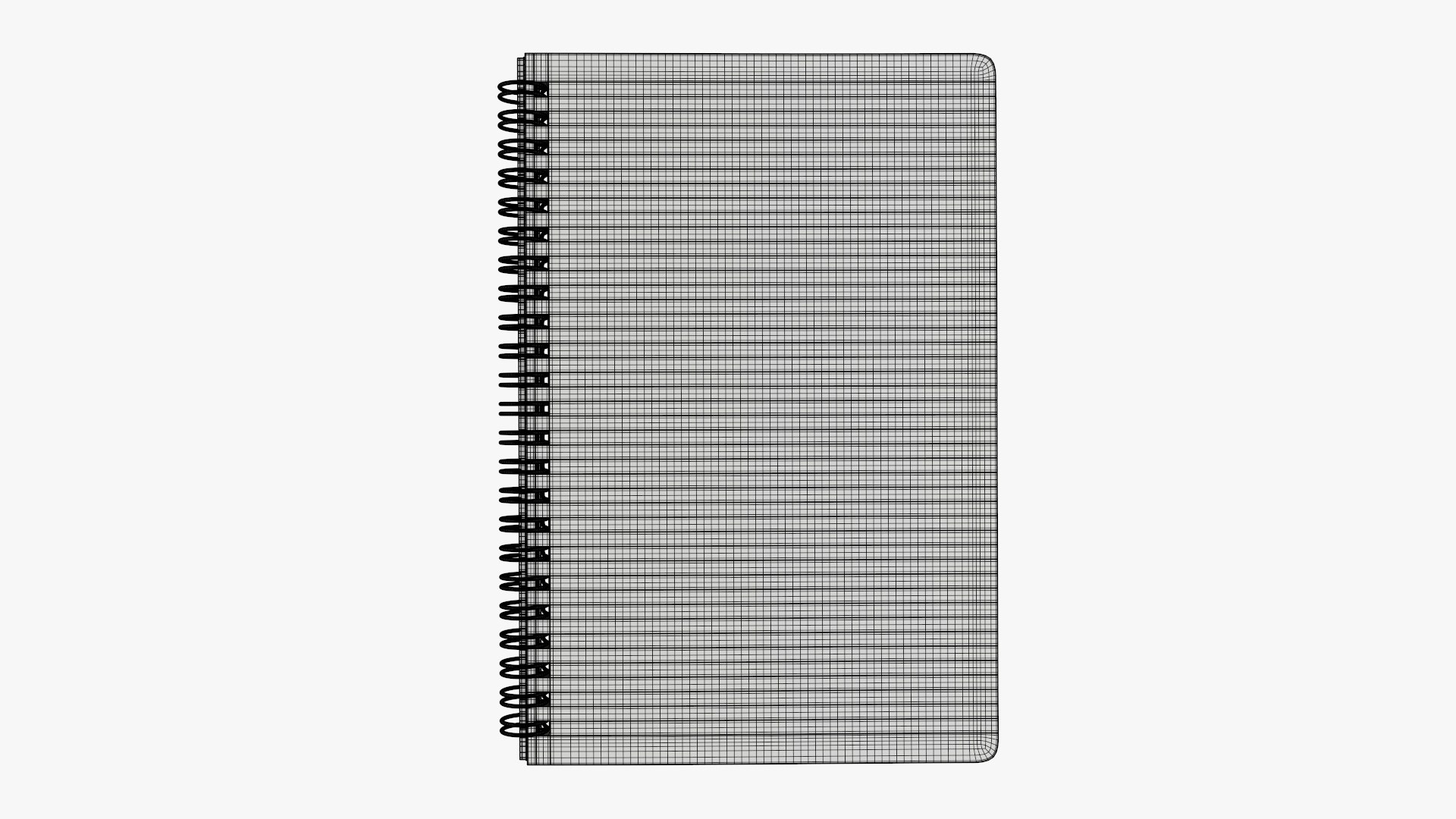 3D Spiral Sketchbook Book Model - TurboSquid 1615165