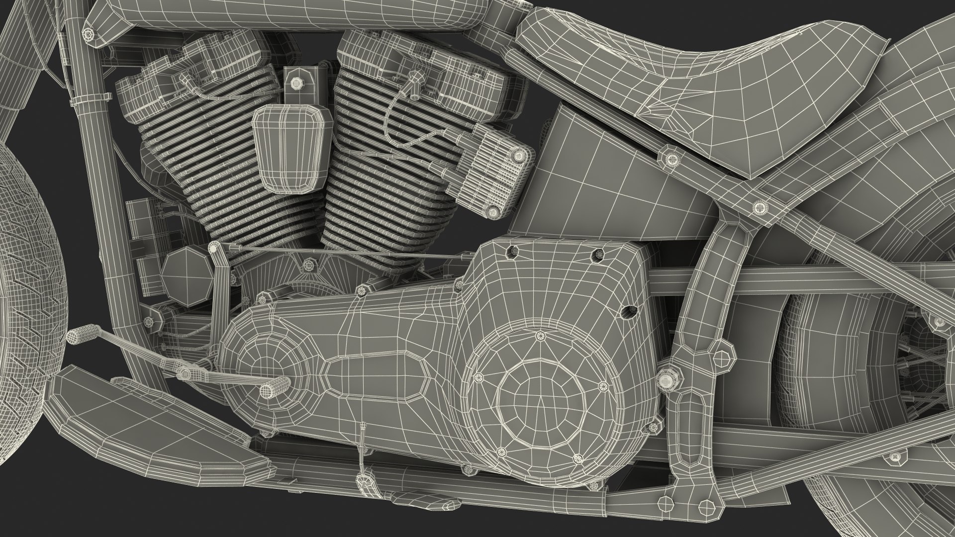 Softail motorcycle cycle moto 3D model - TurboSquid 1603443