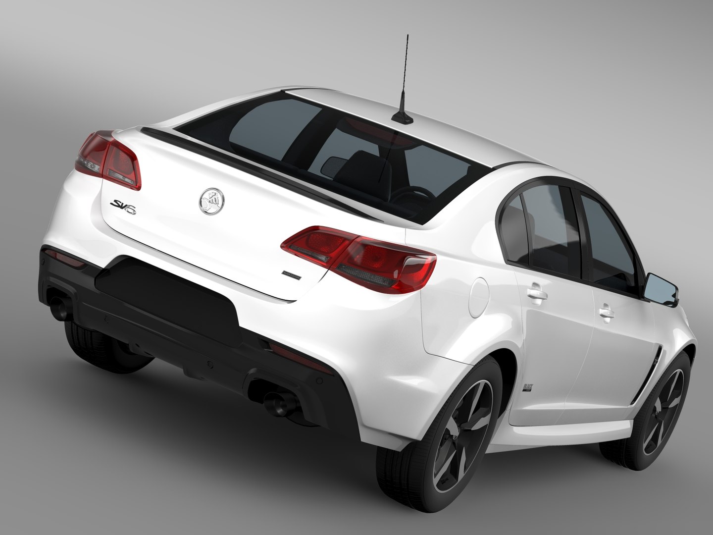 3d Holden Commodore Black Vf Model