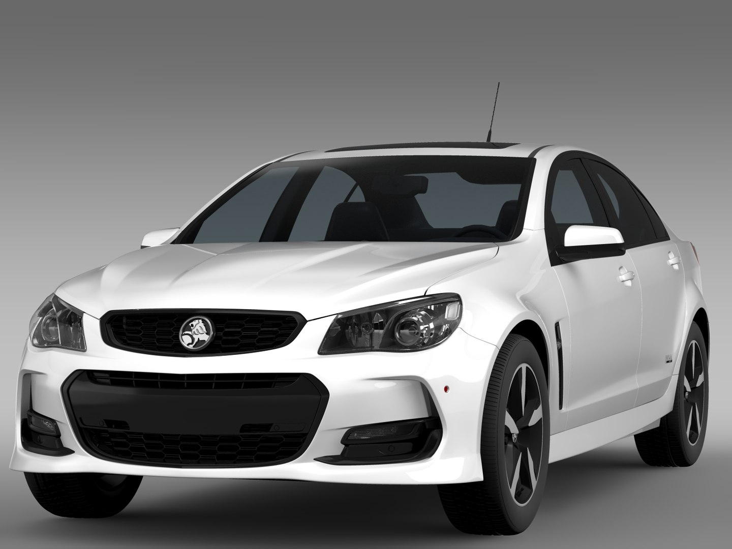 3d Holden Commodore Black Vf Model