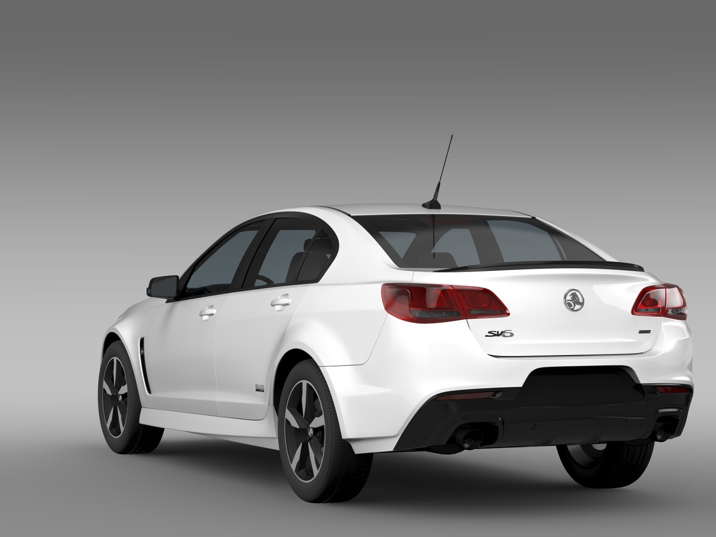3d Holden Commodore Black Vf Model