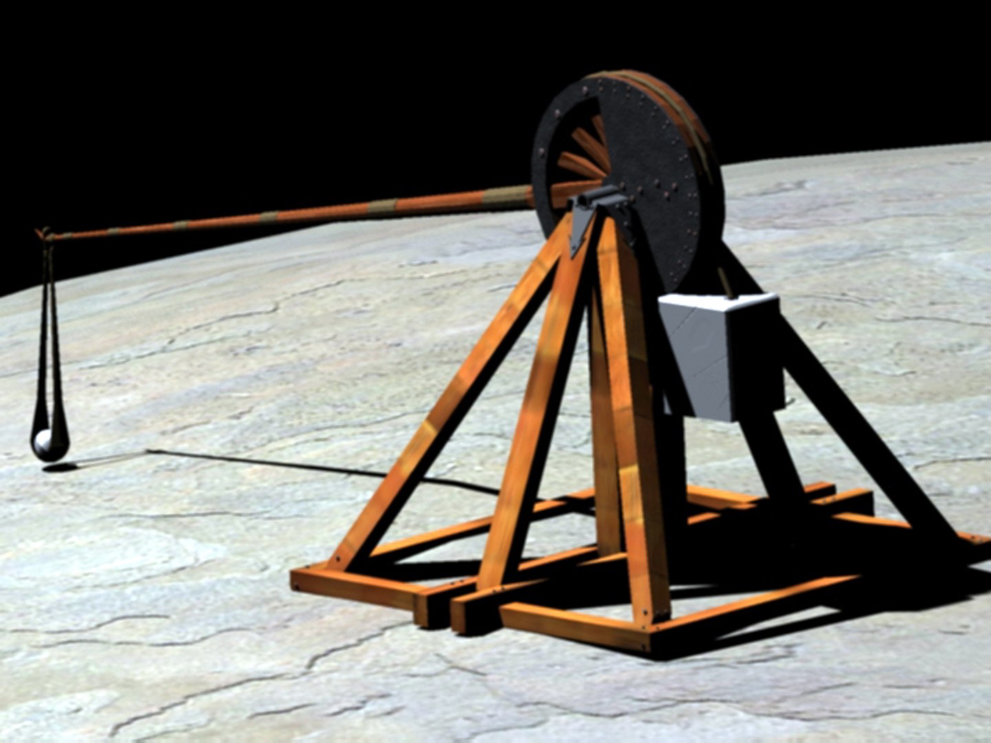 Da Vinci Trebuchet 3d Model