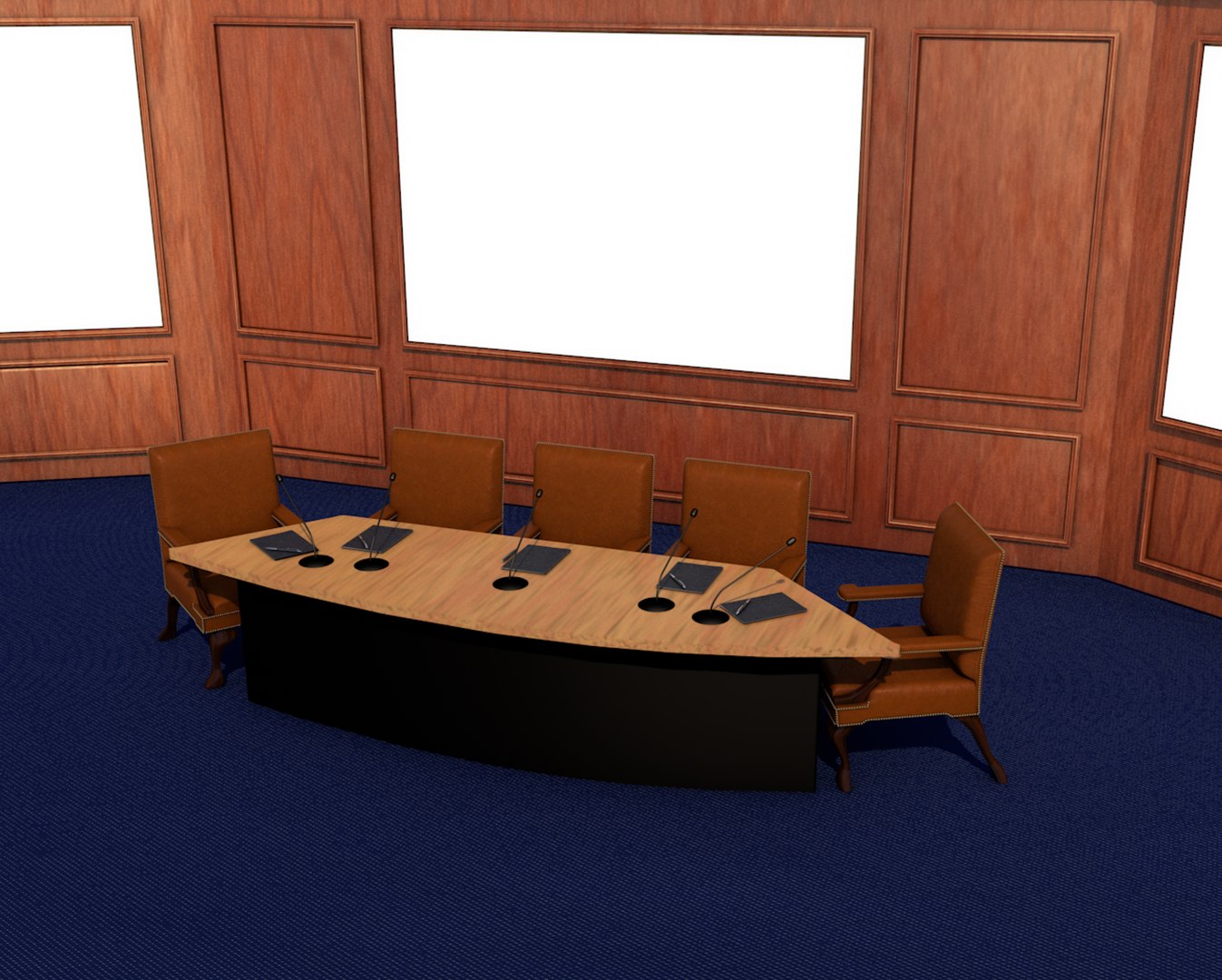 3D Stage Wood Paneling Model - TurboSquid 1302730