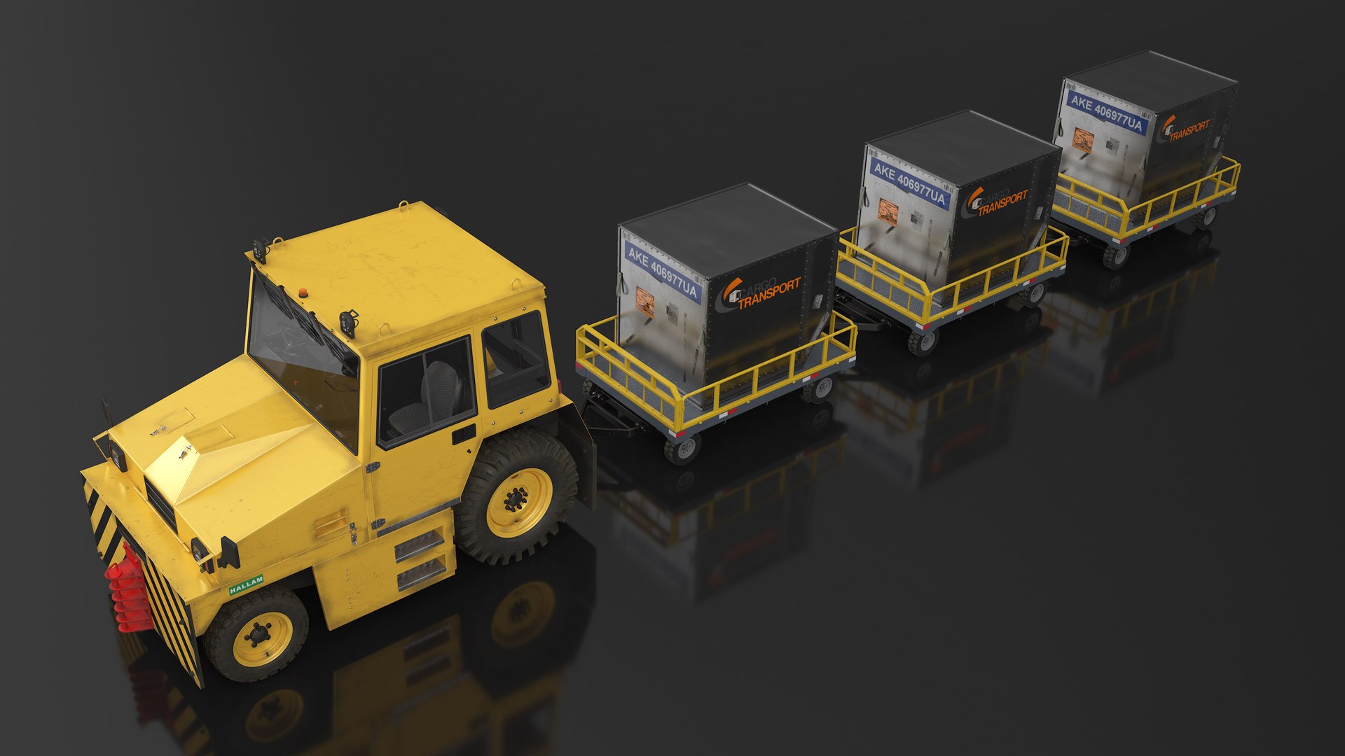 max push tractor hallam he50