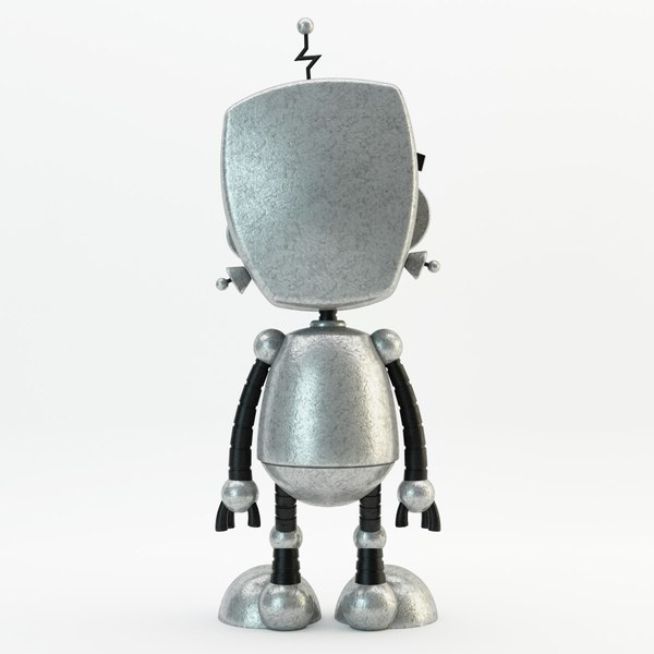 cartoon robot 3d model