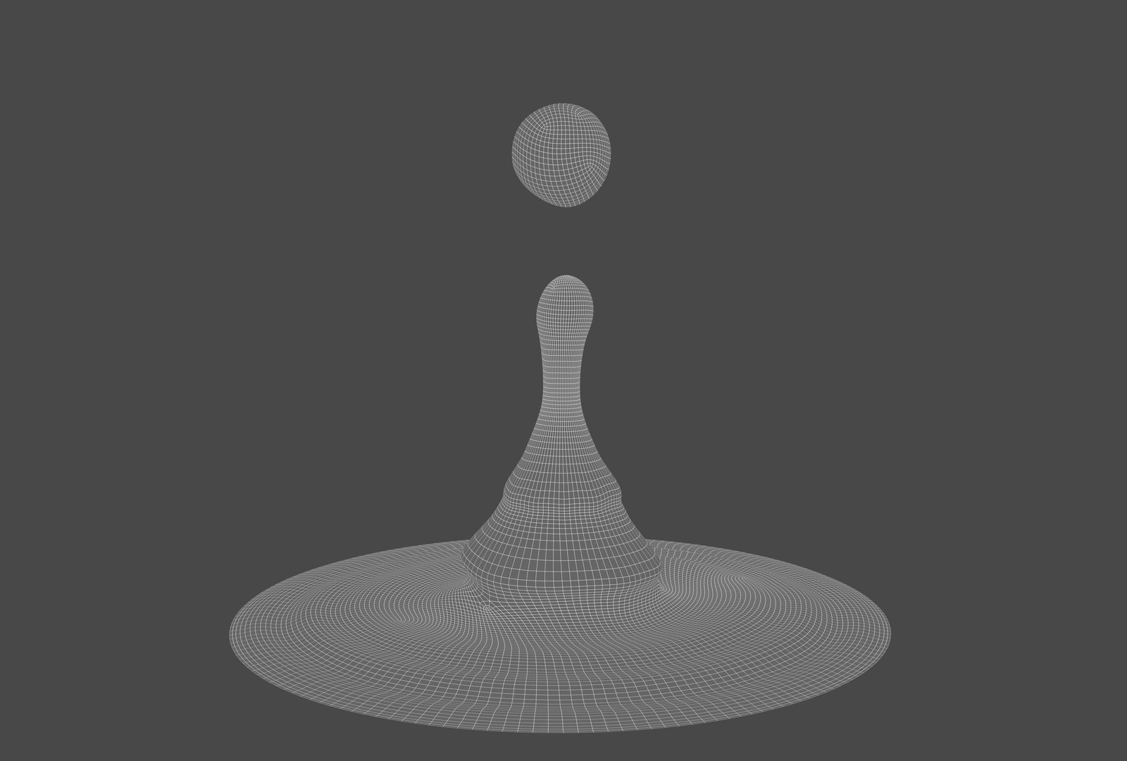Milk Drop 3D - TurboSquid 1762751