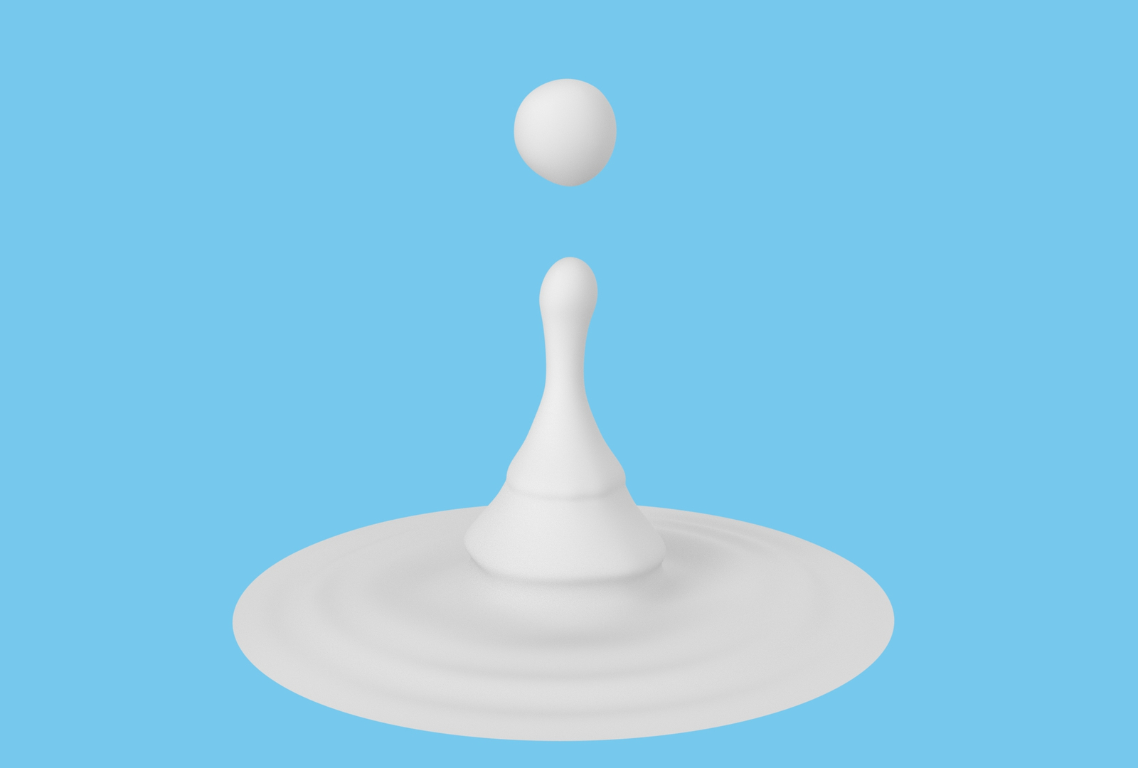 Milk Drop 3D - TurboSquid 1762751