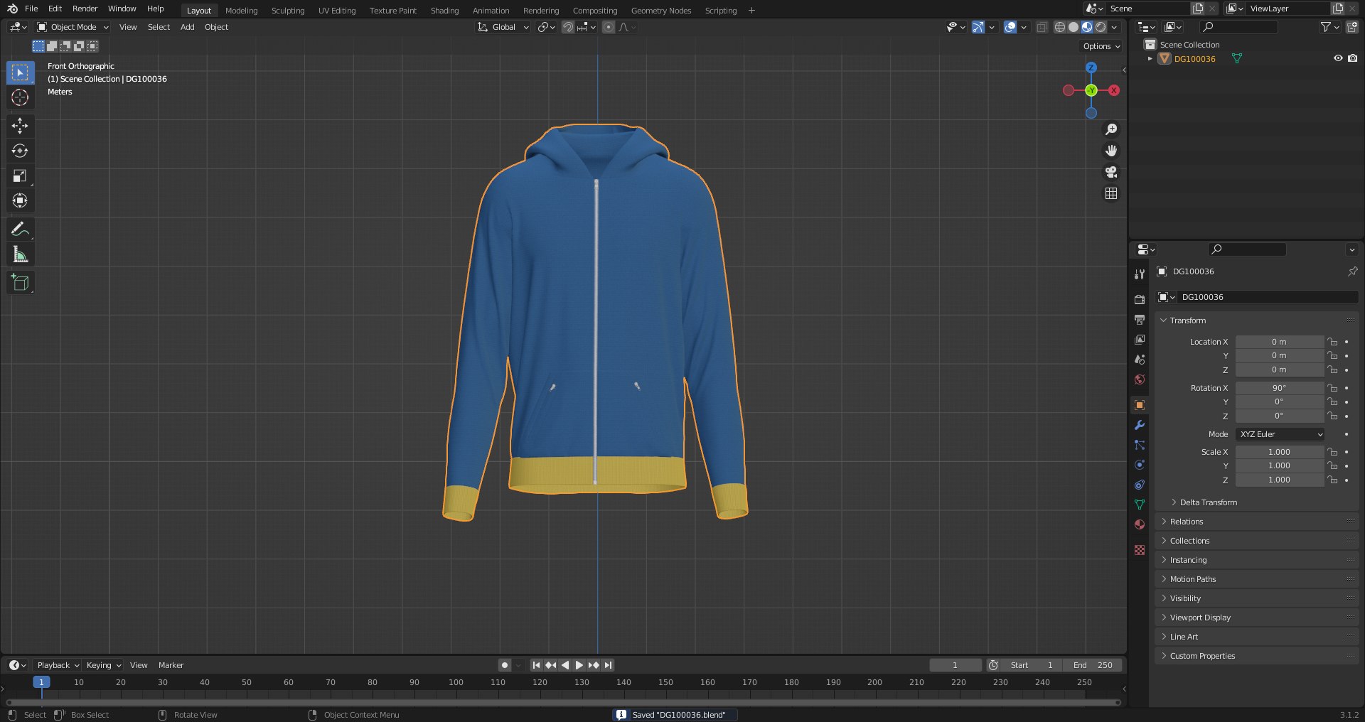 3D Classic Hood Design for Man - TurboSquid 1966981