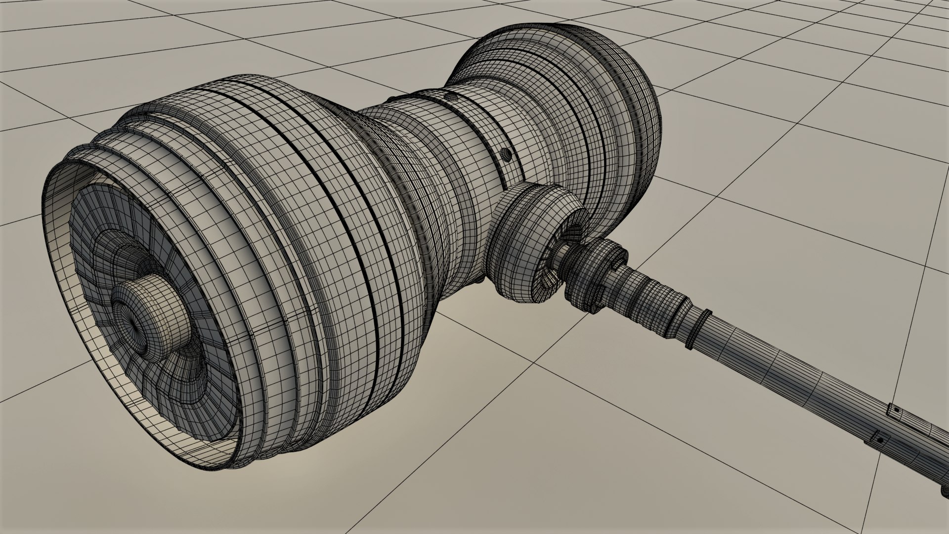 Sci-Fi Hammer V2 3D Model - TurboSquid 1814467