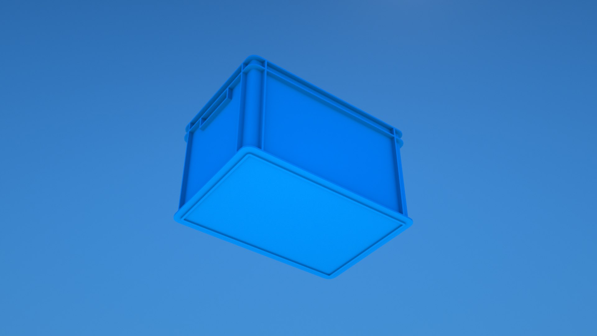 Plastic box container 3D model - TurboSquid 1292737